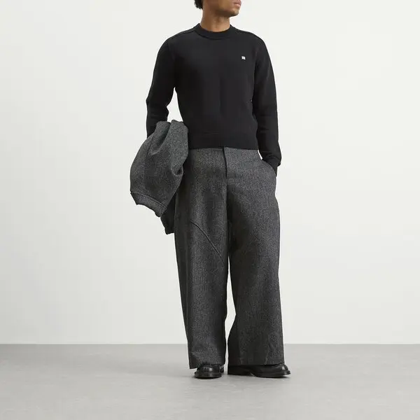 パンツ SageNATION Carpenter Trouser - Charcoal Gray Wool Carpenter Trousers by SAGE NATION on Sale